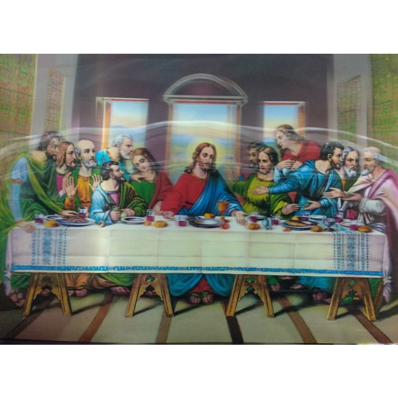 Jual POSTER GAMBAR TUHAN YESUS & MURID-MURIDNYA 3 DIMENSI | Shopee ...