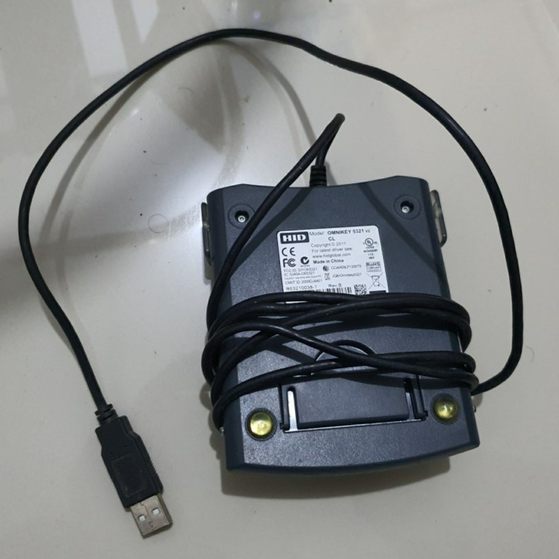 Jual RFID Omnikey HID 5321 v2 USB Smart Card Reader | Shopee Indonesia