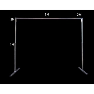 Jual Tiang Backdrop / Tiang Dekorasi / Tiang Gawang Besi 2x2 1 layer ...