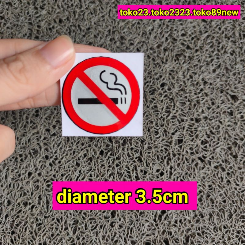 Jual stiker rokok kecil stiker dilarang merokok Indonesia|Shopee Indonesia