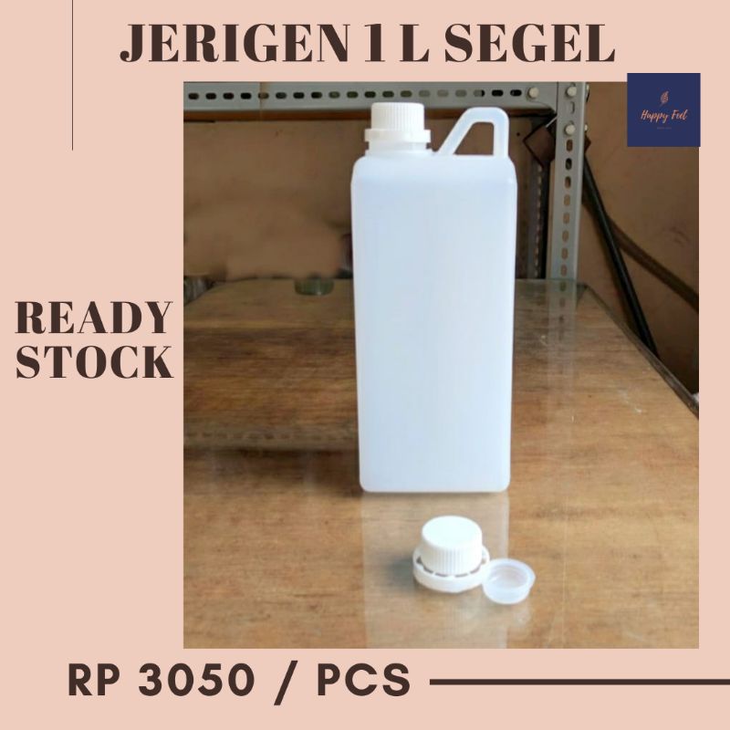 Jual BOTOL DIRIGEN / JERIGEN / JIRIGEN 1 LITER SEGEL | Shopee Indonesia