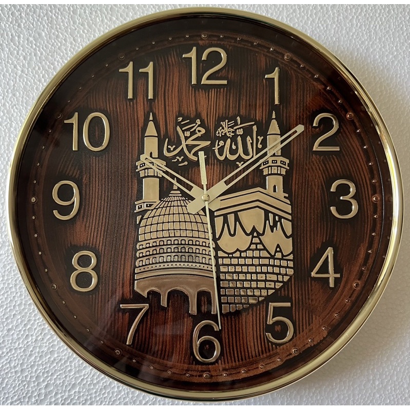Jual jam dinding kaligrafi mesjid 30cm | Shopee Indonesia