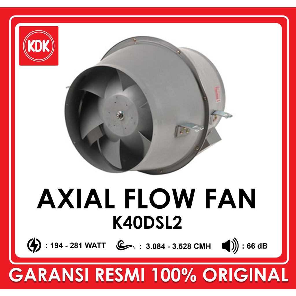 Jual KDK K40DSL - Compact Axial Flow 35cm / Ventilating Fan Exhaust Fan ...
