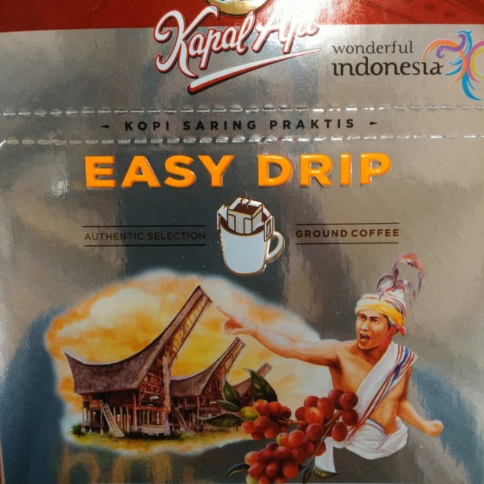 Jual Kopi Kapal Api Toraja Peaberry Blend Easy Drip isi 5 Sachet @10gr ...