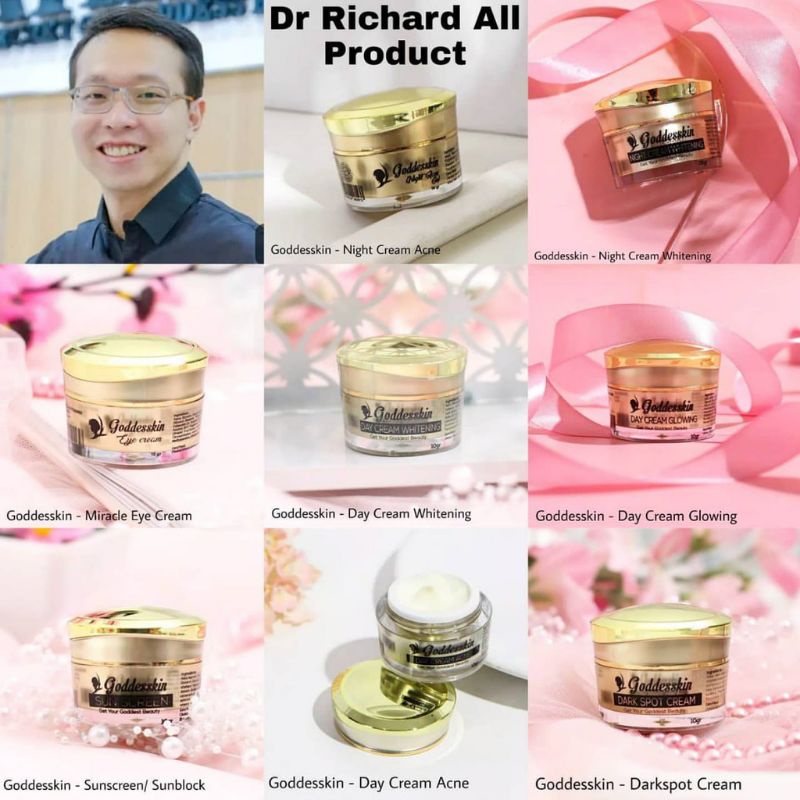 Jual dr ricard lee skincare all varian goddesskin by athena crem wajah ...