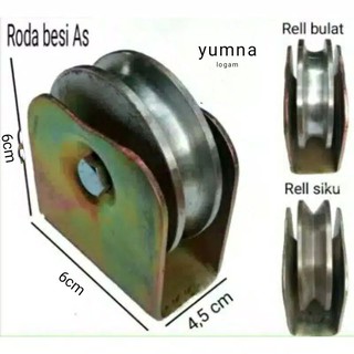 Jual RODA PAGAR super 6cm roda gerbang ornamen aksesoris asesoris pagar ...