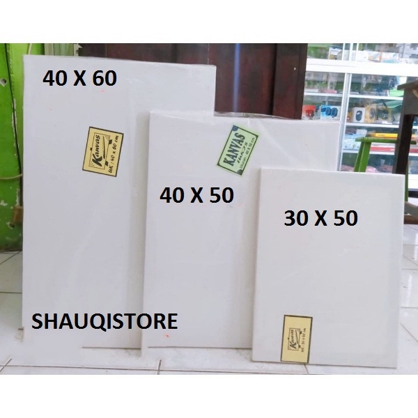 Jual Kanvas Lukis Ukuran 40 x 50 / Kanvas Polos | Shopee Indonesia
