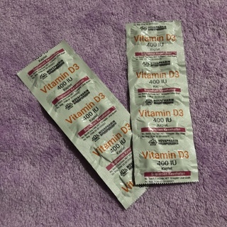 Jual Vitamin D3 400 IU (Novapharin) - strip 10 tablet murah | Shopee ...