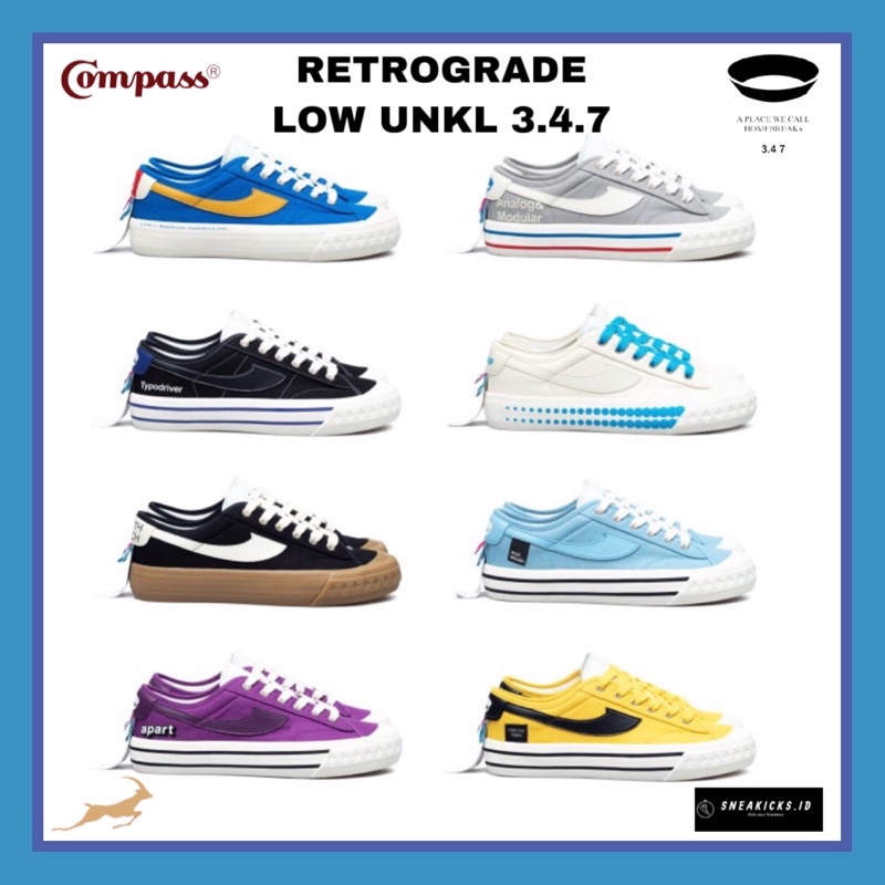 Jual [ORIGINAL] SEPATU COMPASS X UNKL347 RETROGRADE LOW LIMITED EDITION ...
