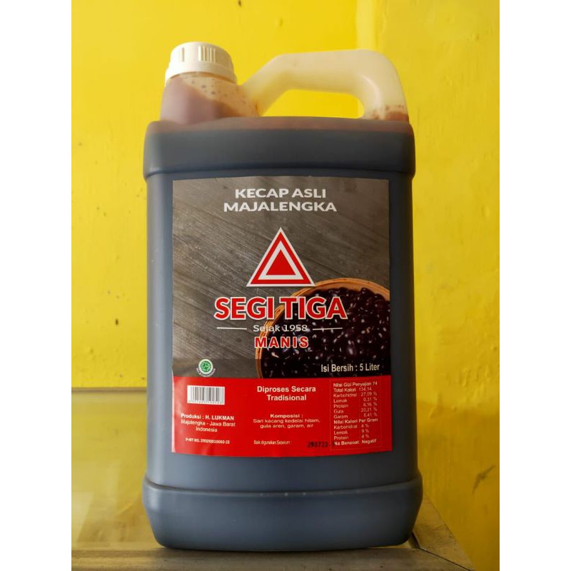 Jual Kecap SEGITIGA Manis - Jerigen 5 Liter | Shopee Indonesia