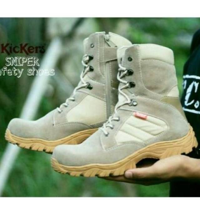 Jual Sepatu safety kickers tactical sniper kickers safety | Shopee ...