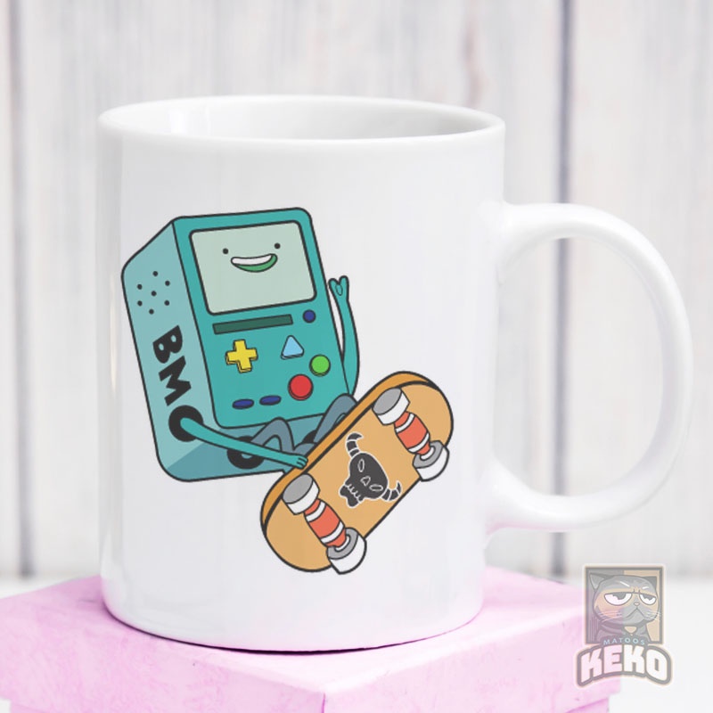 Jual adventure time bmo skating Mug Gelas Keramik Unik | Shopee Indonesia