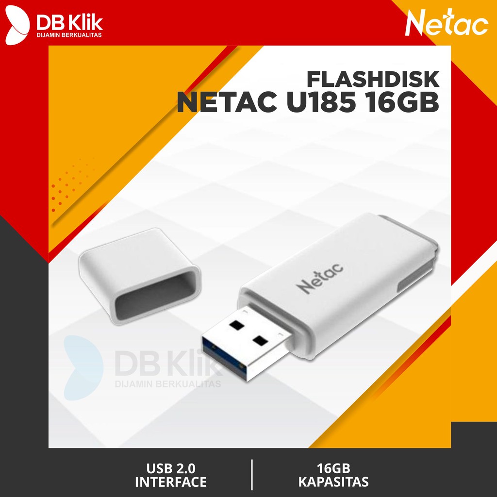 Jual Flashdisk NETAC 16GB USB 2.0 U185 - USB Flashdisk NETAC 2.0 U 185 ...