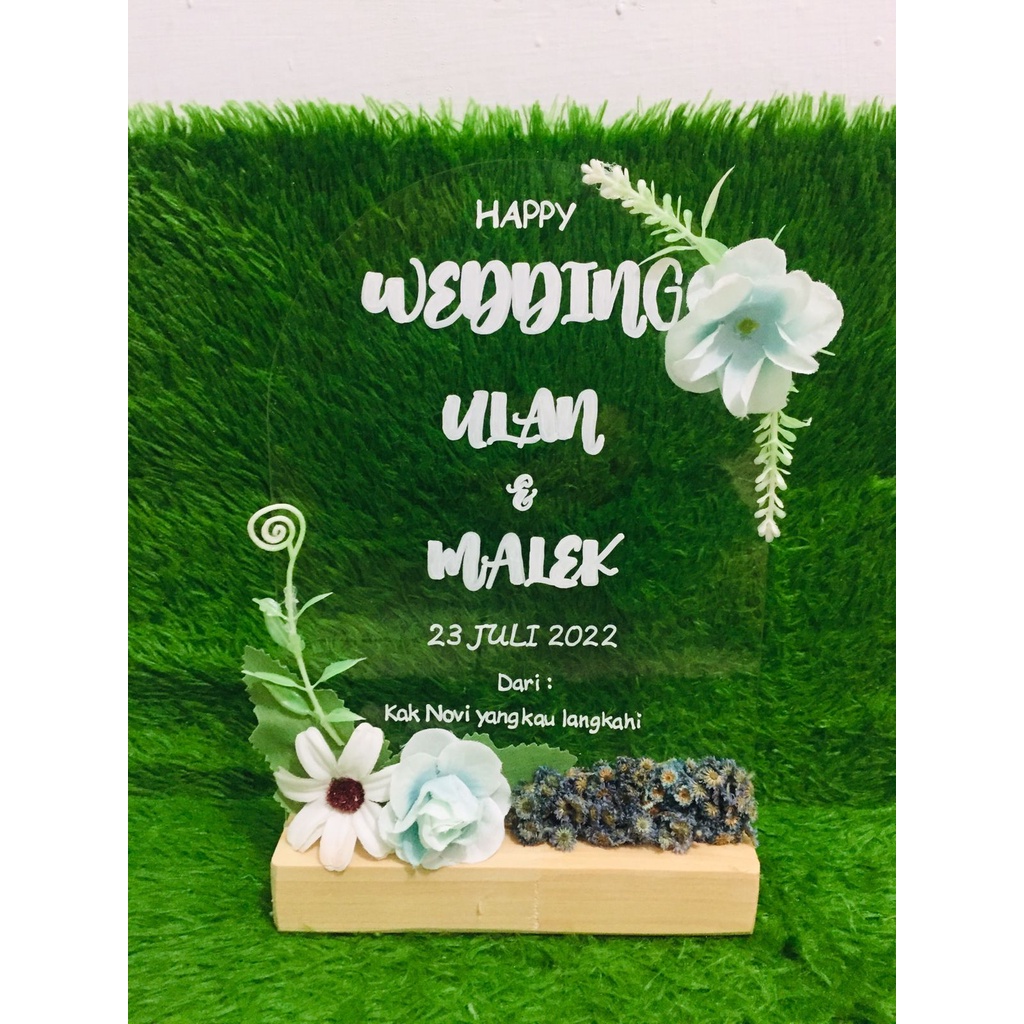 Jual Akrilik Lettering/Akrilik Custom/ kado wisuda/kado nikah | Shopee ...