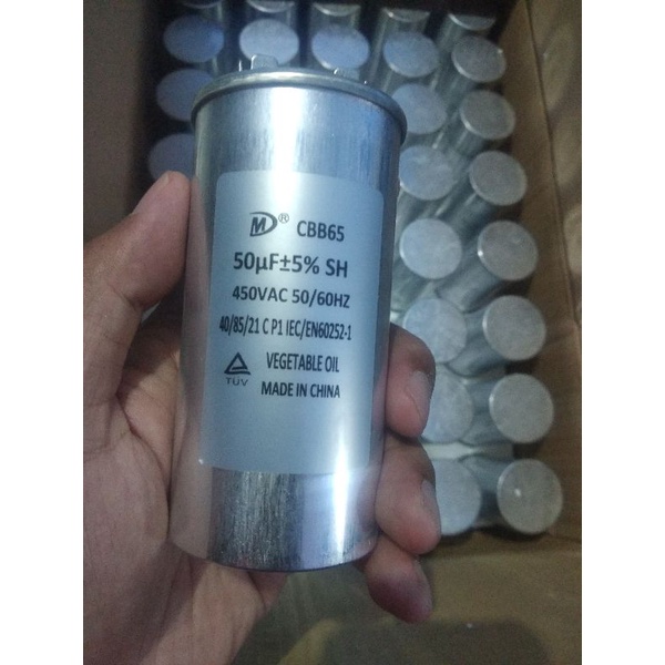 Jual Kapasitor 450VAC 50uf Capacitor CBB65 | Shopee Indonesia
