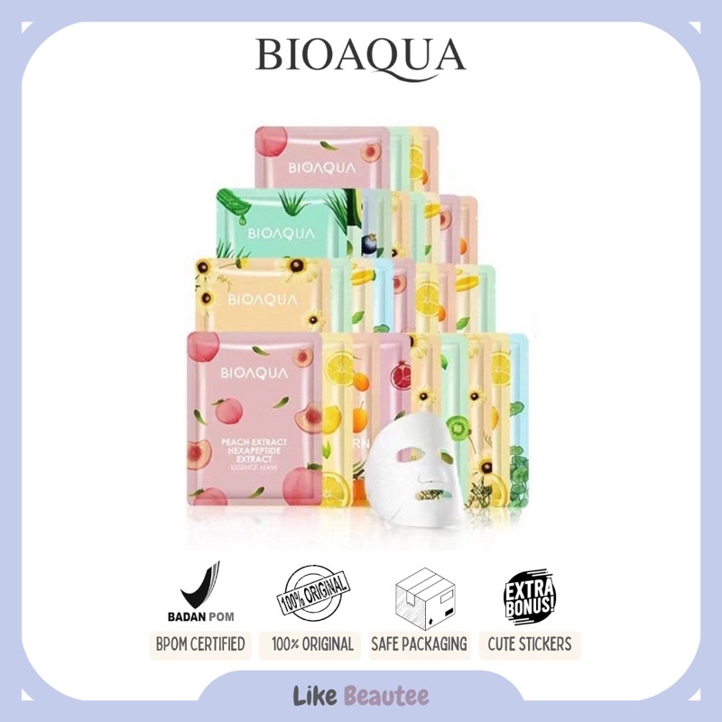 Jual [READY STOCK] BIOAQUA Sheet Mask Hydrating Essence Face Mask Brightening Moisturizing Skin ...
