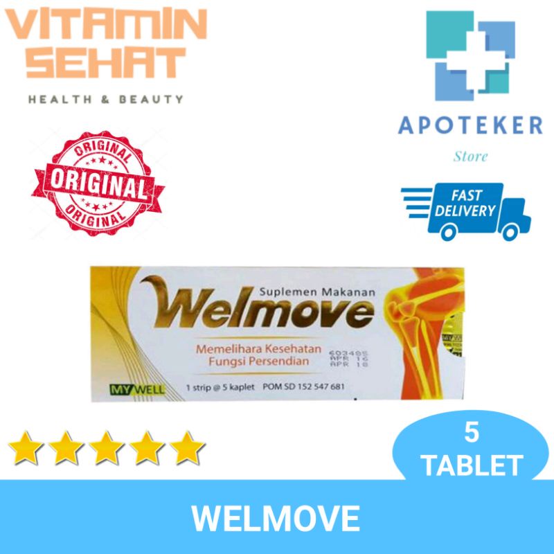 Jual Welmove Kaplet Suplemen 1 Strip | Shopee Indonesia