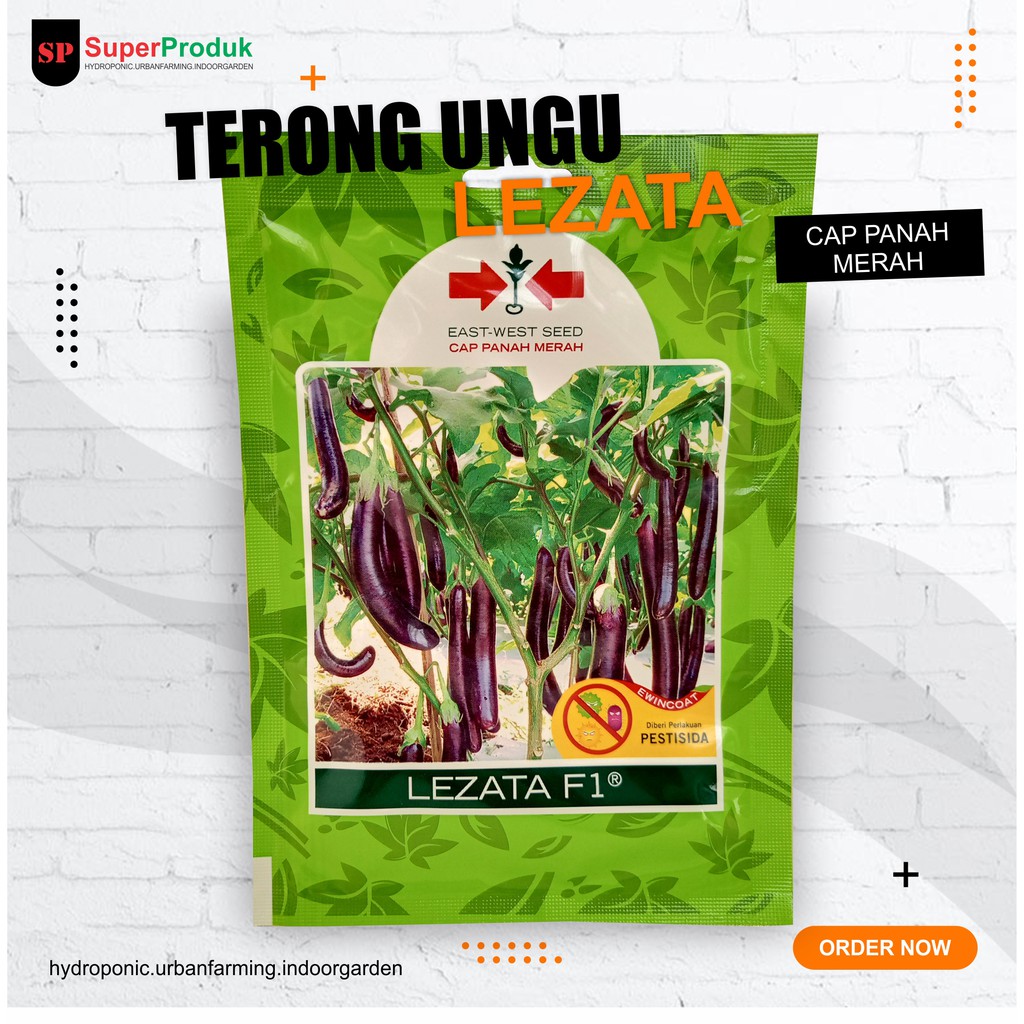 Jual Benih Terong Ungu Lezata F1 Cap Panah Merah | Shopee Indonesia