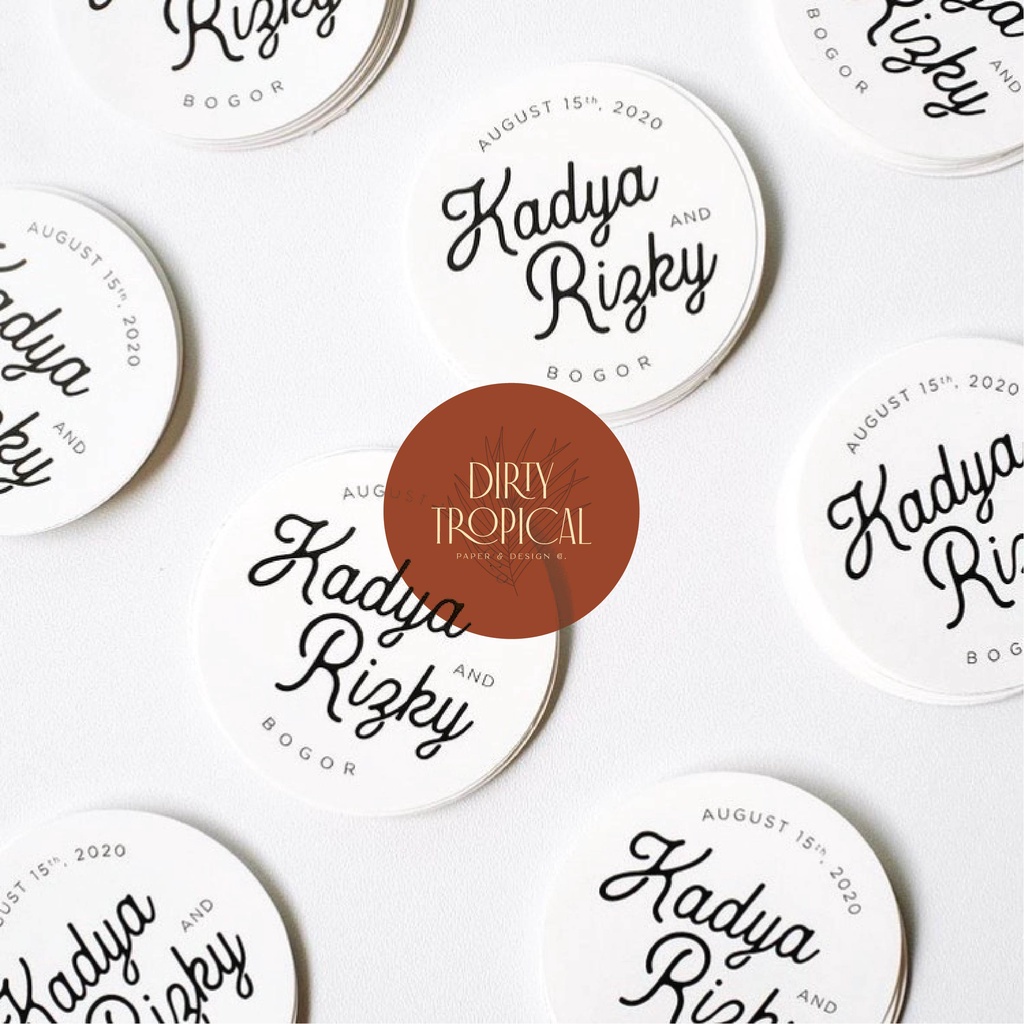 Jual Stiker Undangan, Segel Amplop, Wedding Stickers, Envelope Seals ...