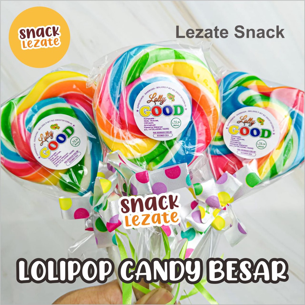 Jual Lolipop Candy Besar Permen Lolipop Jumbo Rainbow Anak / Permen ... Jual Lolipop Candy Besar Permen Lolipop Jumbo Rainbow Anak / Permen ...