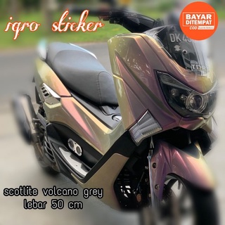 Jual Scotlite volcano grey skotlet motor abu abu lembayung sticker ...