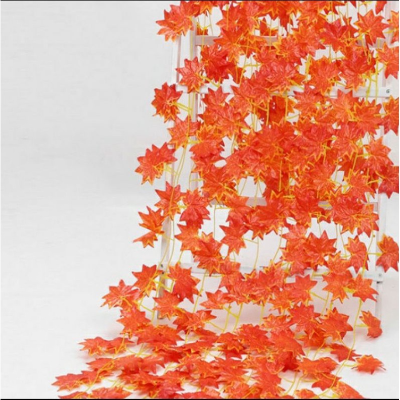 Jual DAUN RAMBAT DAUN MAPLE DAUN HIAS PLASTIK ARTIFICIAL | Shopee Indonesia