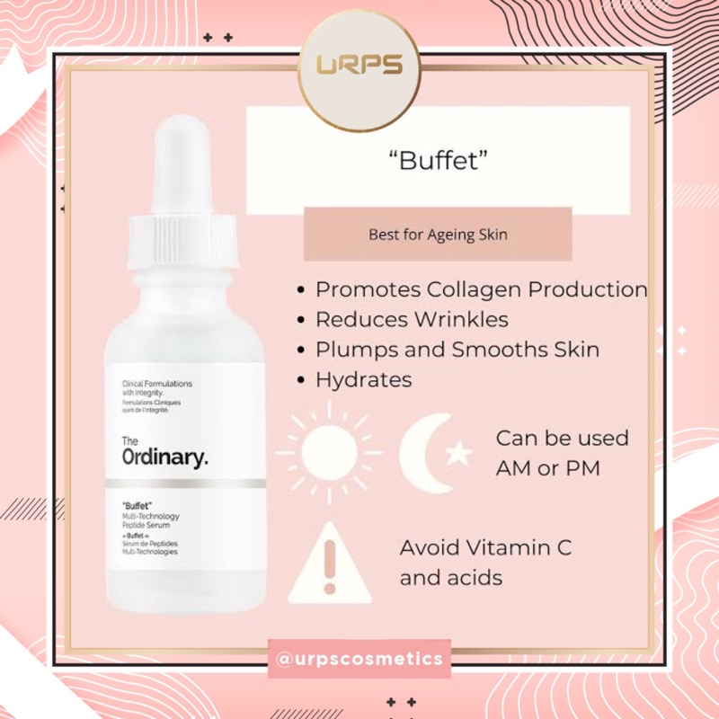 Jual The Ordinary "Buffet" Multi-Technology Peptide Serum 30ml | Shopee ...