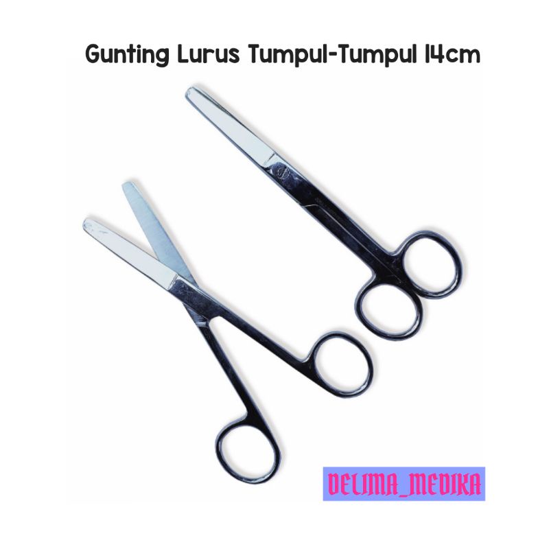 Jual Gunting Operasi Tumpul - Tumpul Lurus 14cm Stainless Steel ...