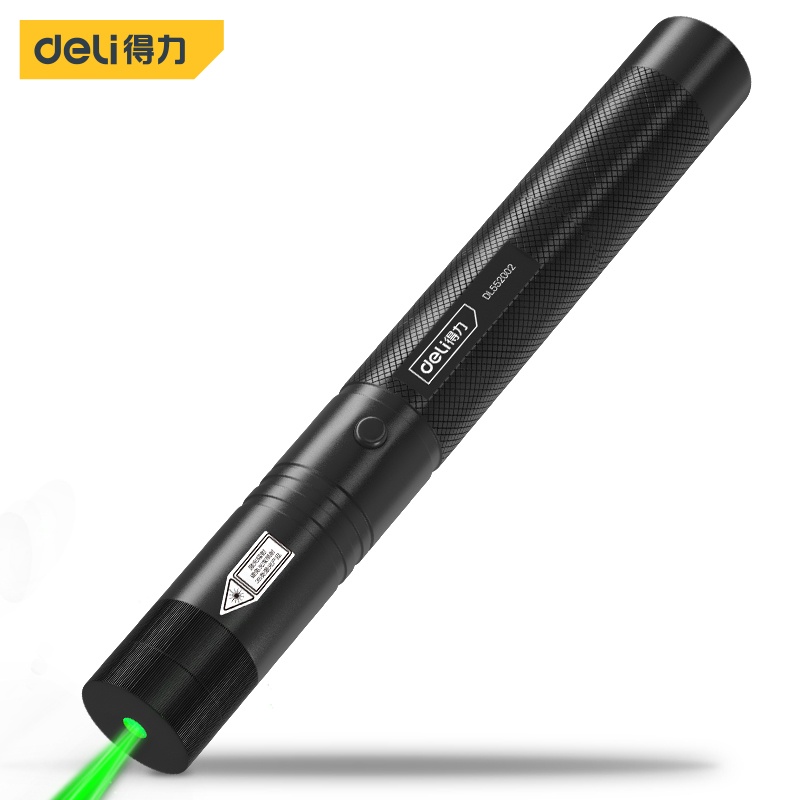 Jual Deli Laser Pointer Senter Laser 3B Sinar Hijau Rechargeable ...