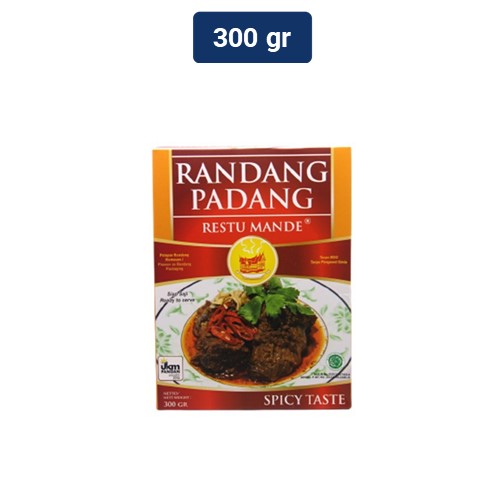 Jual Restu Mande Rendang Sapi Spicy 300 gram | Shopee Indonesia