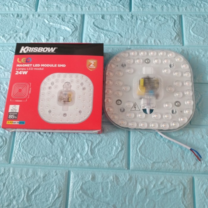 Jual krisbow led module 24 w_refill lampu led ceiling cover 3 color ...