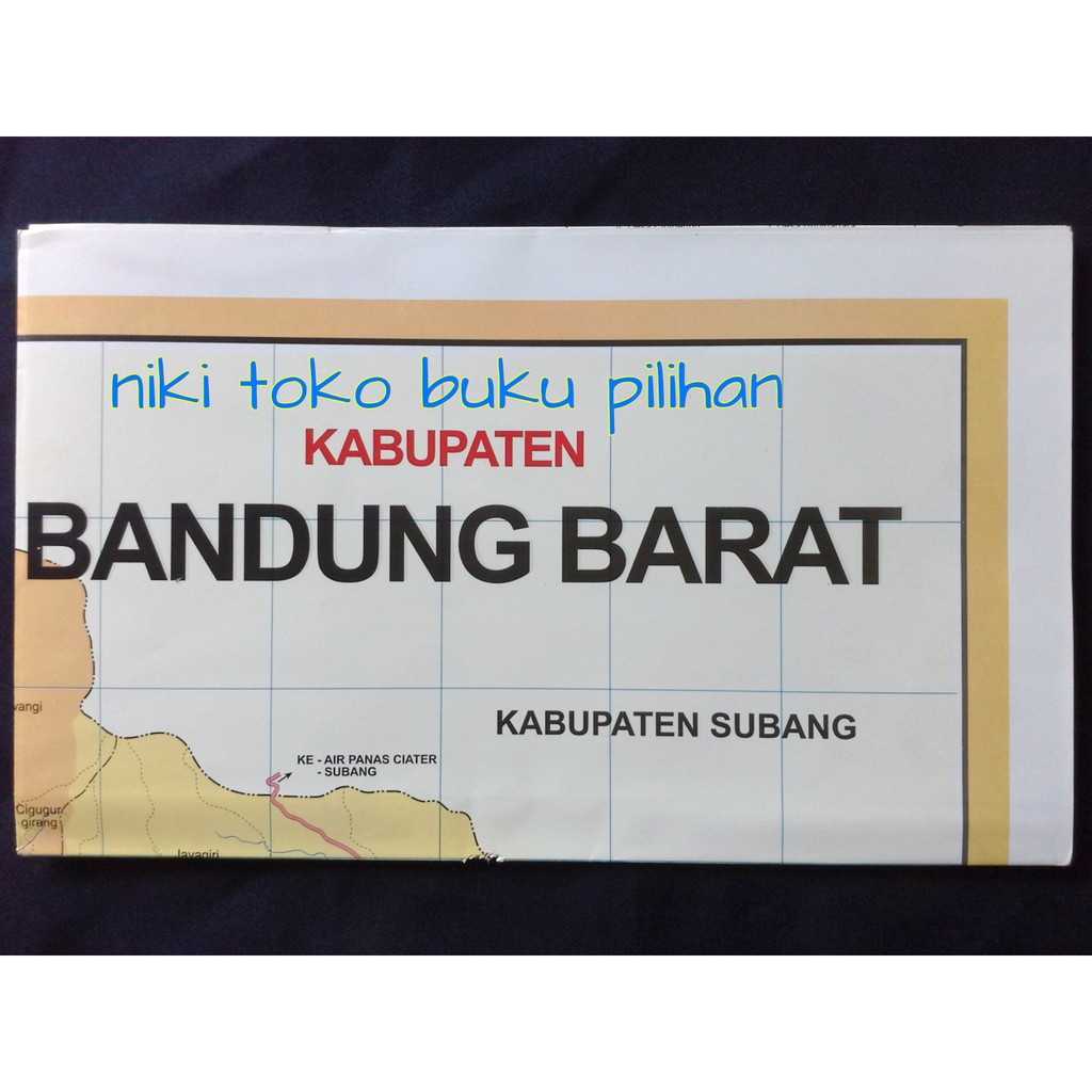 Peta Kabupaten Bandung Barat Lipat | Shopee Indonesia