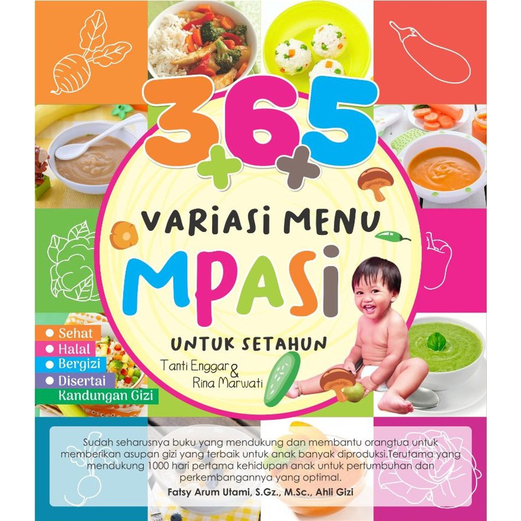Jual Buku MPASI 356 Variasi Menu MPASI untuk Setahun | Shopee Indonesia