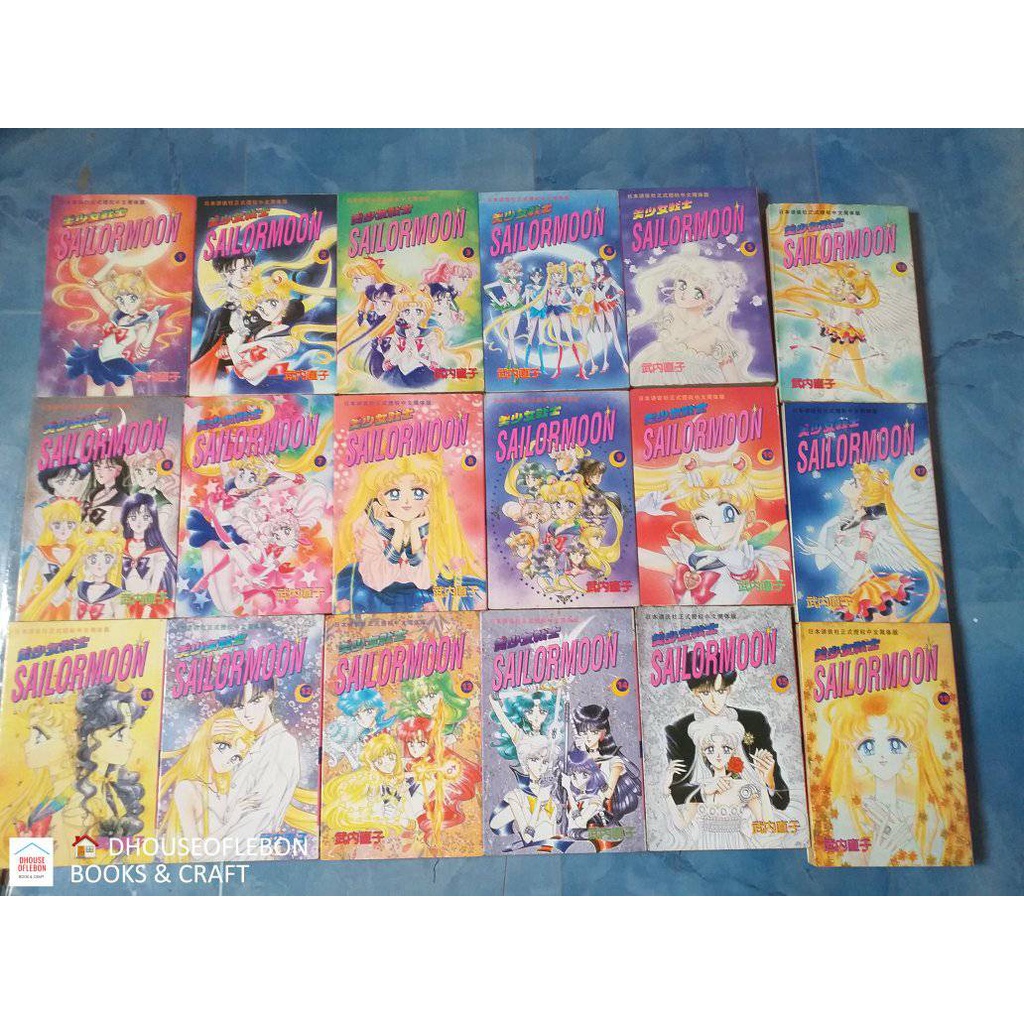 Jual Komik Import - SAILOR MOON 1-18T By Naoko Takeuchi EDISI CHINA Indonesia|Shopee Indonesia