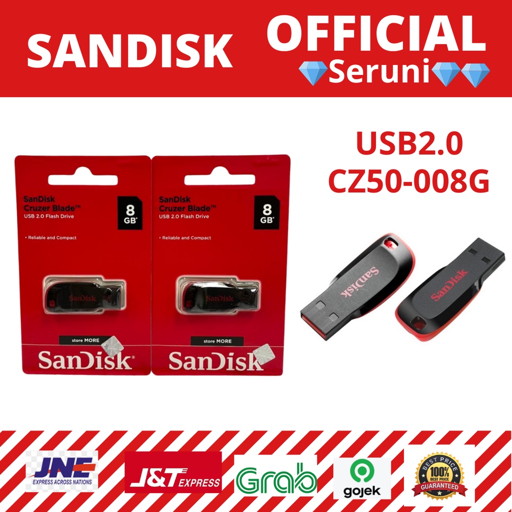 Jual (SANDISK) FLASHDISK SANDISK BLADE 8GB | Shopee Indonesia