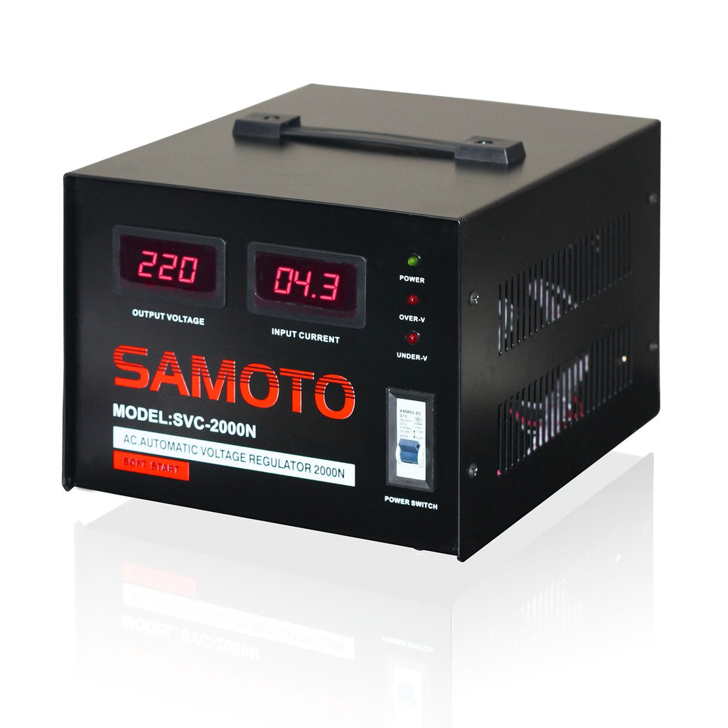 Jual STABILIZER / STAVOLT 2000 VA ( 1 PHASE ) - STABILIZER SAMOTO ...