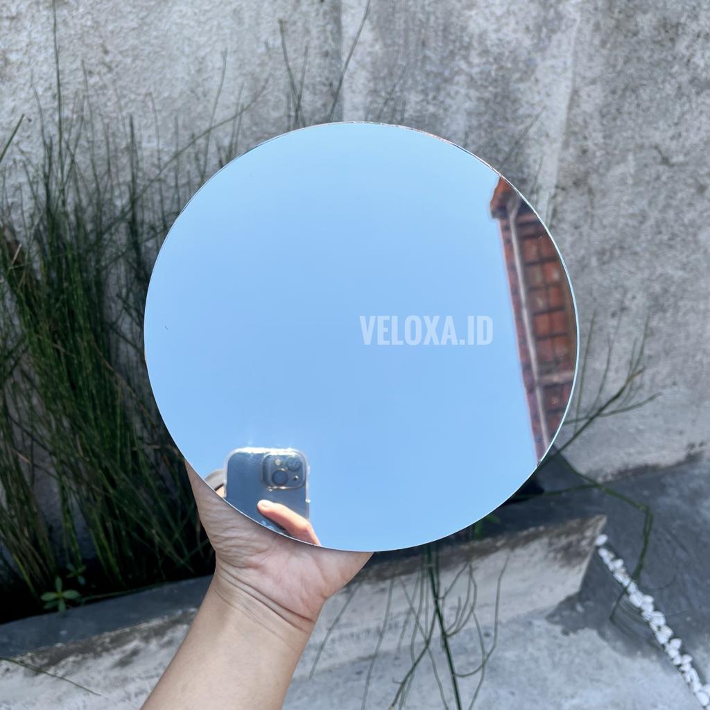 Jual Kaca Cermin Aesthetic Diameter 20cm Tebal 2mm / Kaca Cermin Bulat ...