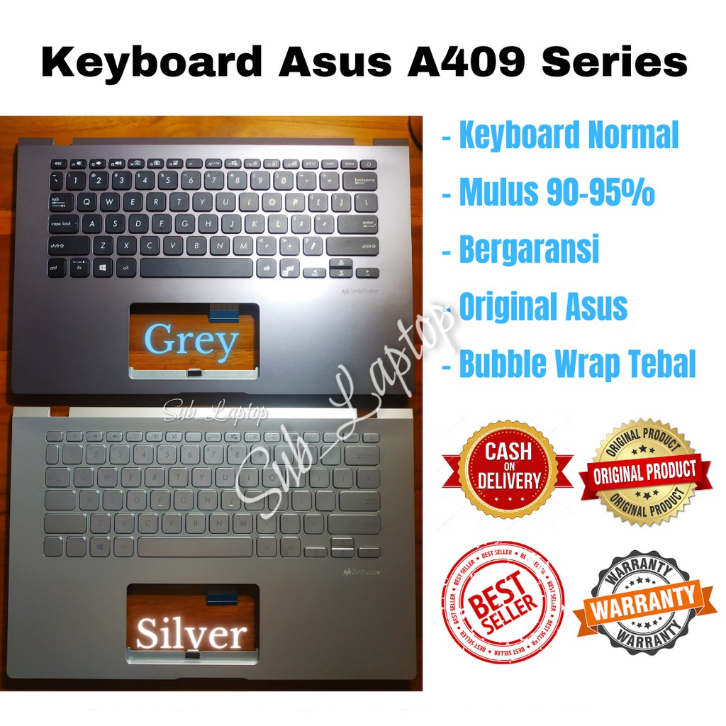 Keyboard Asus A409 M409 A409F A409U A409M A409FA A409FL A409UA A409MA ...