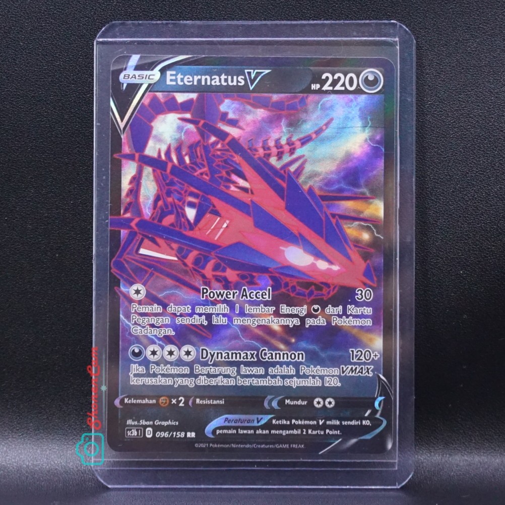 Jual TCG Pokemon Indonesia : Eternatus V & Eternatus Vmax Indonesia ...