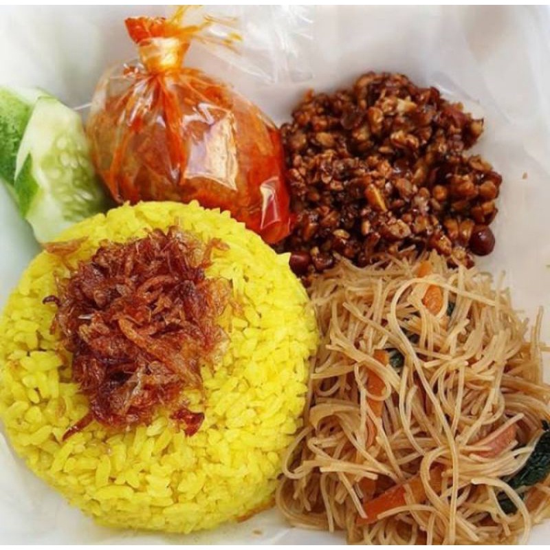 Jual NASI KUNING/NASI BOX/NASI KOTAK/ NASI KOTAK | Shopee Indonesia