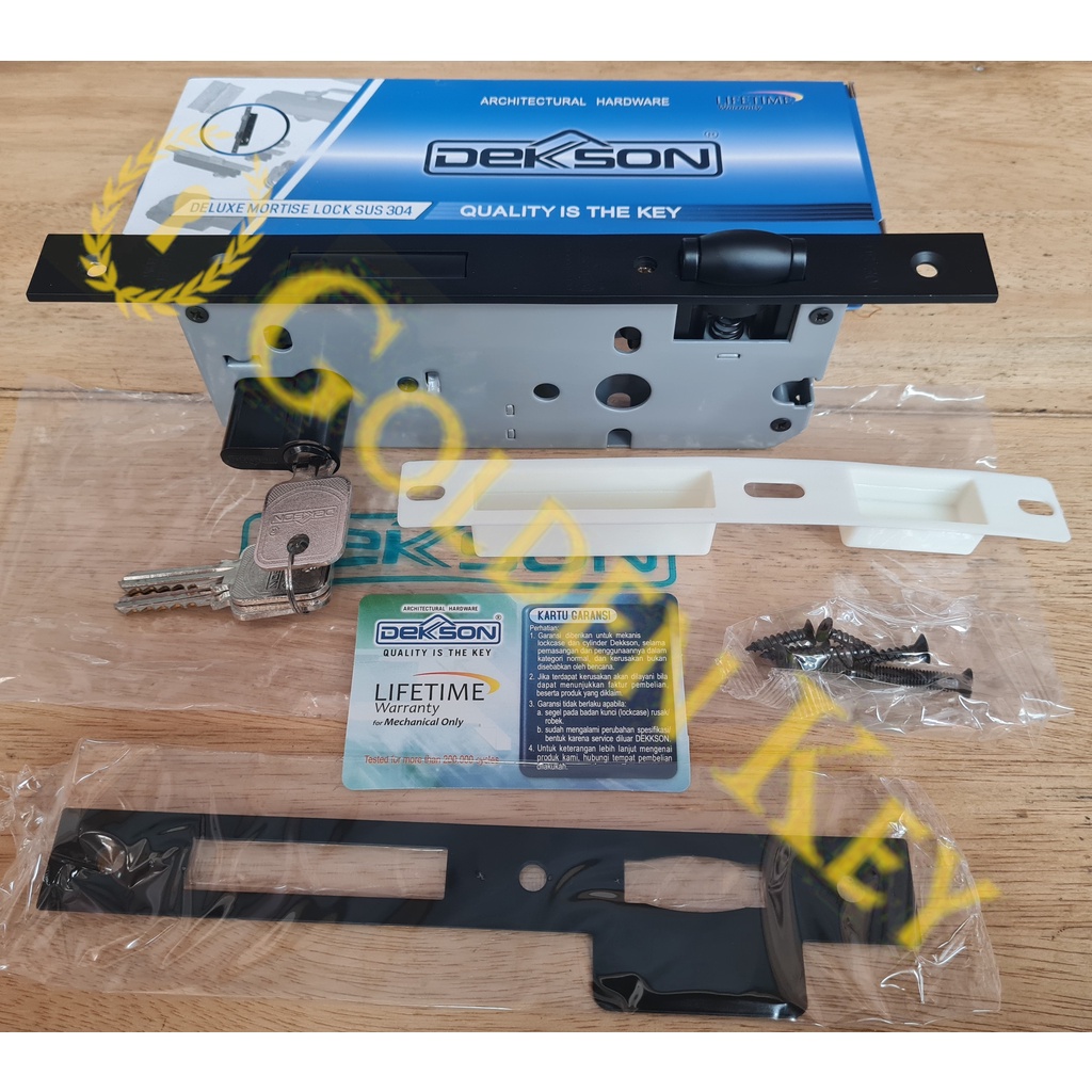 Jual Paket Set Body Bodi Kunci Pelor Dekkson Dekson Mortise Lock ...
