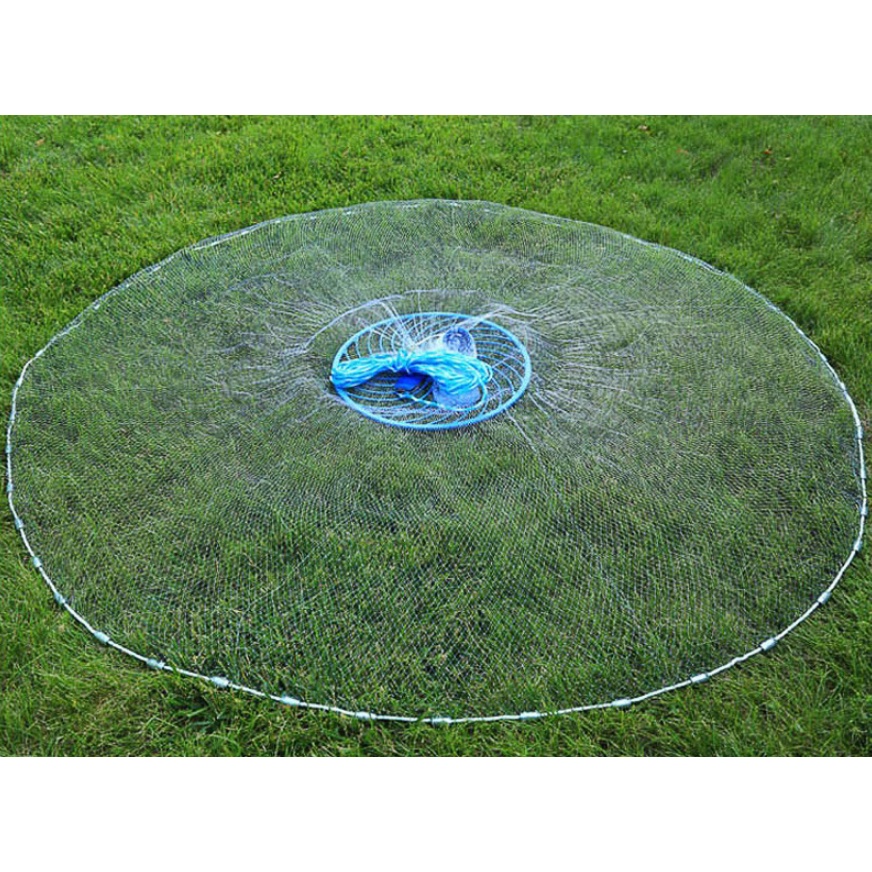 Jual JARING JALA LEMPAR/ JALA IKAN NELAYAN PUTAR SPINNING FISHING NET ...