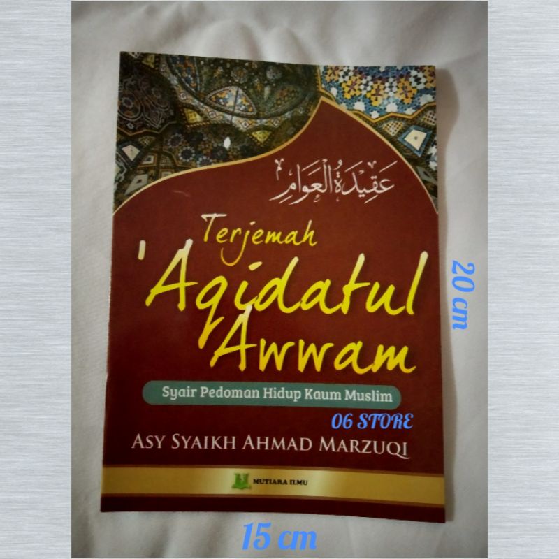 Buku Terjemah Kitab Aqidatul Awam - Syair Pedoman Hidup Kaum Muslim ...