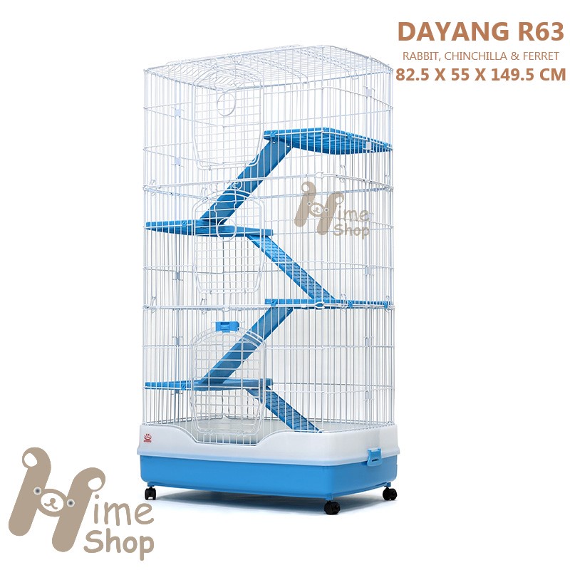 Jual Dayang R63 Kandang Cage Rabbit Chinchilla Ferret Kucing Cat Kitten ...