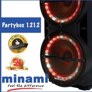 Jual SPEAKER MINAMI PARTYBOX 1212 12 IN INCH " WOOFER PORTABLE USB SD ...
