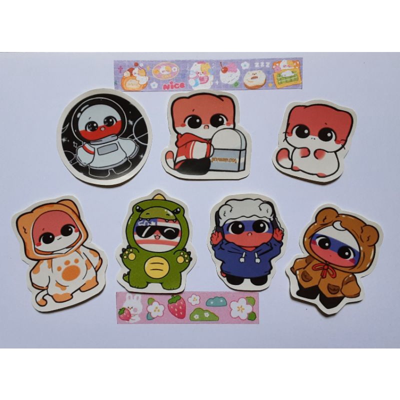 Jual COUNTRYHUMANS STICKERS SET | Shopee Indonesia