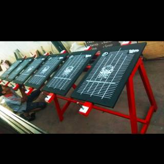 Jual FREE ONGKIR meja sablon thailand 6 palet full lapis dan register ...