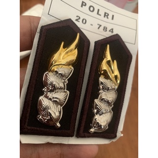Jual monogram kerah polri polisi jatah | Shopee Indonesia