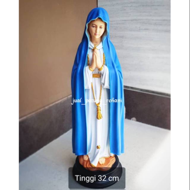 Jual Patung Maria Fatima 30 cm biru | Shopee Indonesia