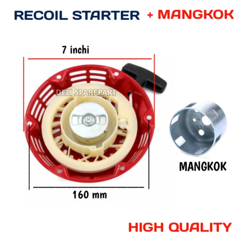 Jual Recoil Starter tarikan engkol Mesin Gx160 Gx200 Honda 5.5Hp 6.5Hp | Shopee Indonesia